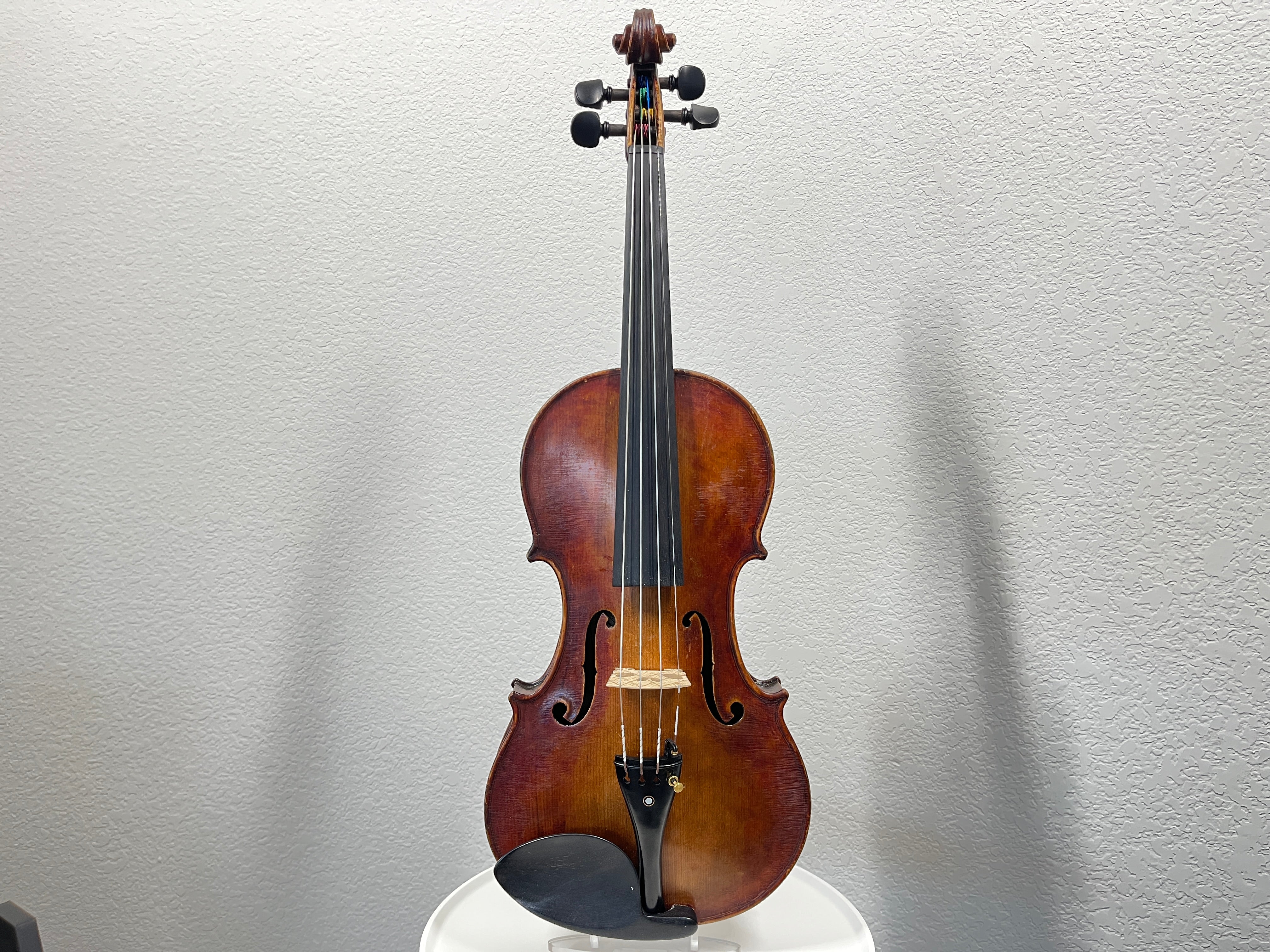 American made Historic J. A. Wesco 1901 - Oil Varnished full size viol ...